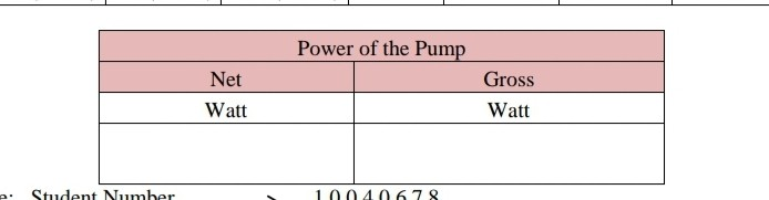 Solved Compute the potential and gross power of the pump, | Chegg.com