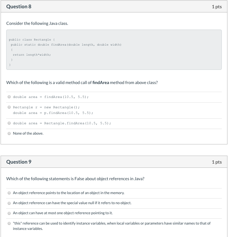 Solved Question 1 1 pts Which of the following is not a | Chegg.com