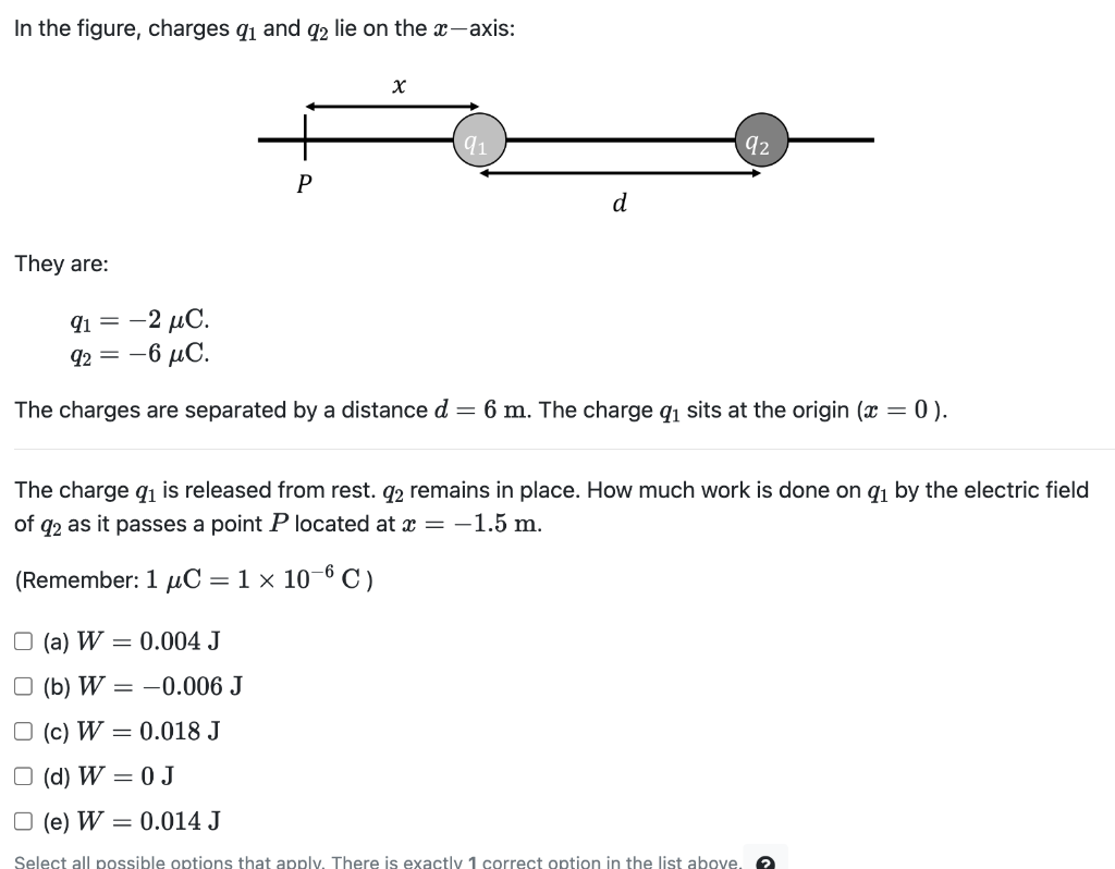 Solved In the figure, charges qı and q2 lie on the x-axis: X | Chegg.com