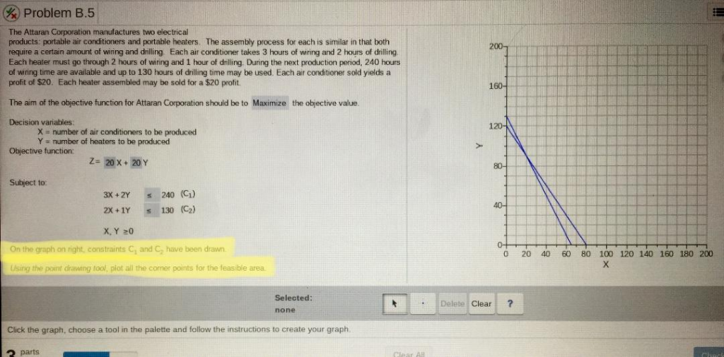 Solved Using the point drawing tool, plot all the corner | Chegg.com
