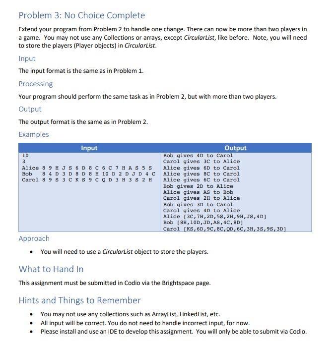 Solved The purpose of this assignment is to reinforce your | Chegg.com