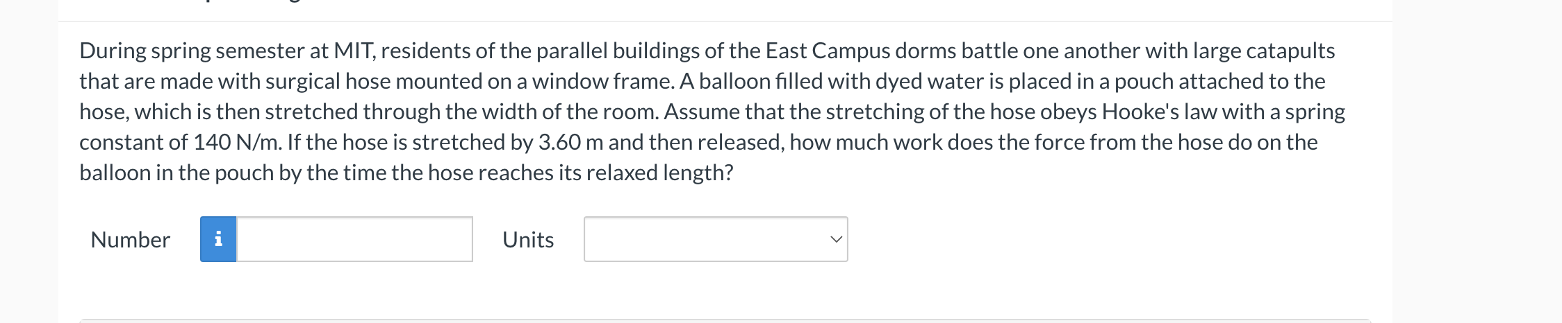 Solved During spring semester at MIT, residents of the | Chegg.com