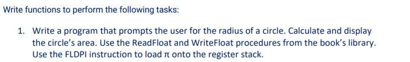 Solved ASSEMBLY LANGUAGE - MASM - IRVINE 32 - (WE USE VISUAL | Chegg.com