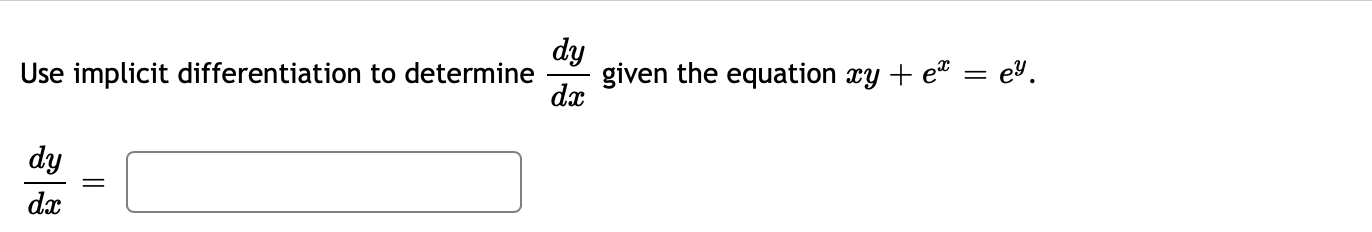 Solved Use implicit differentiation to determine | Chegg.com