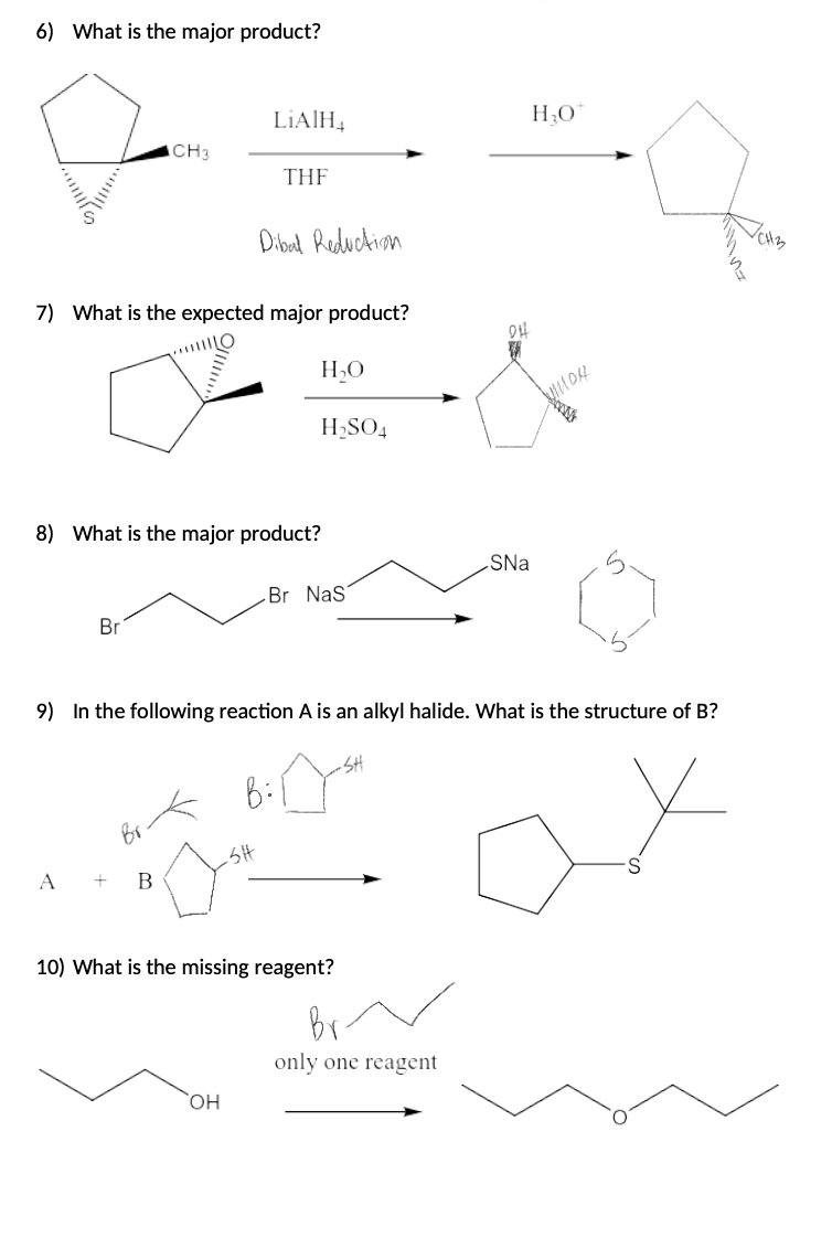 1) What is the trivial name of the following | Chegg.com