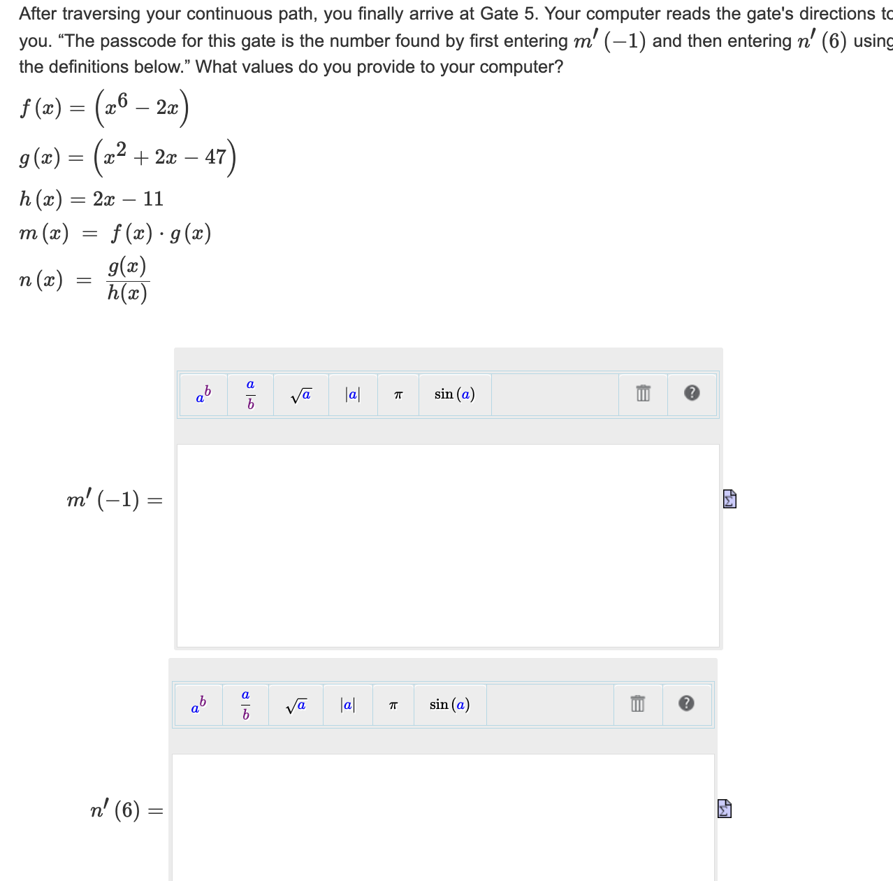 Solved After traversing your continuous path, you finally | Chegg.com