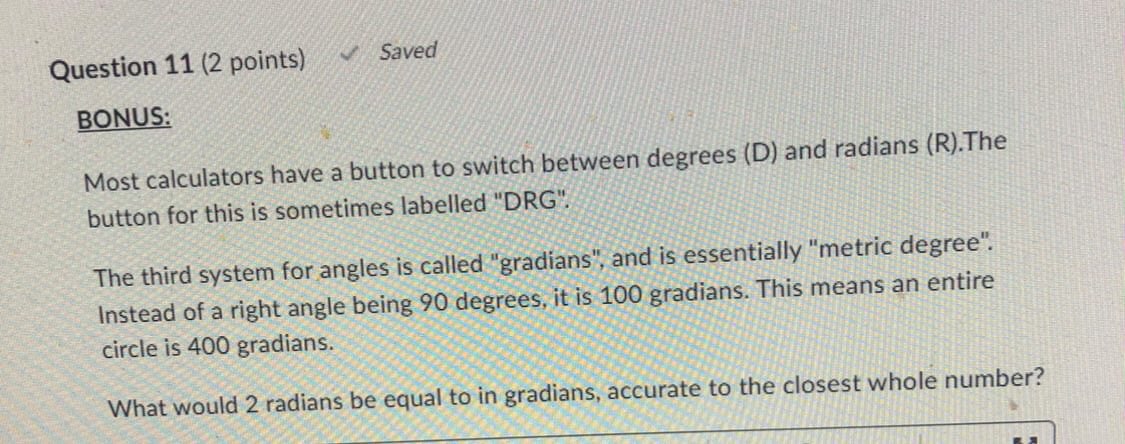 BONUS: Most calculators have a button to switch | Chegg.com