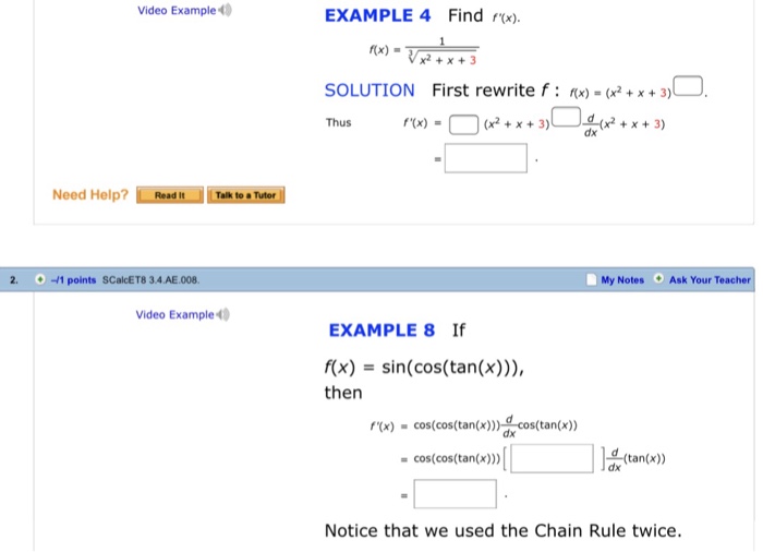 Solved Video Example 4 EXAMPLE 4 Find x. SOLUTION First | Chegg.com