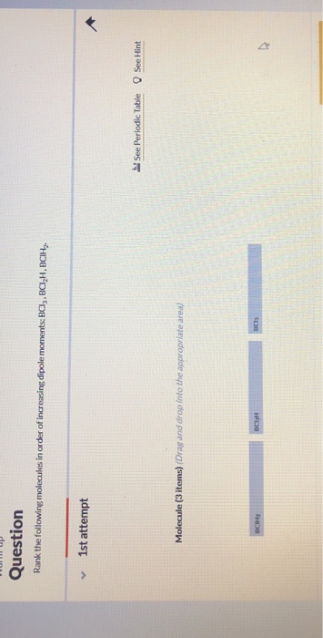 BCls. BCIH, BCIH2 Question Rank the following | Chegg.com