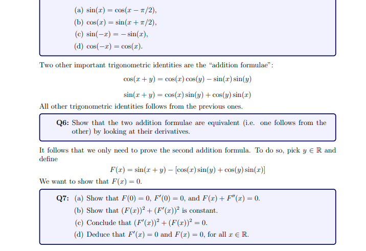 Solved + The goal of this homework is to rigorously define | Chegg.com
