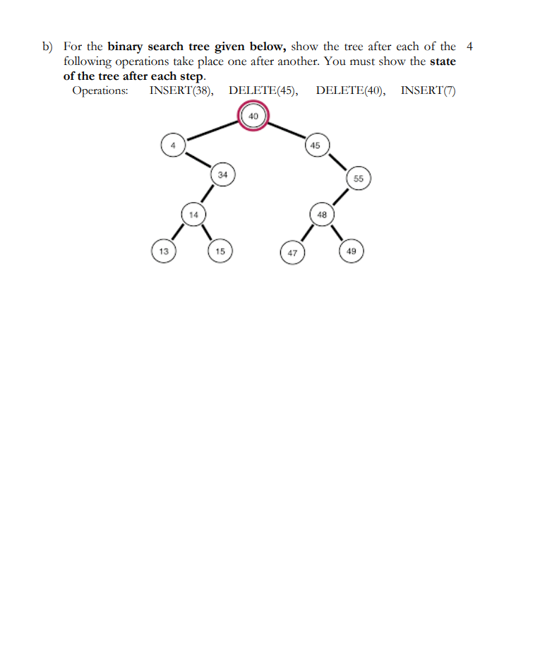Solved Cse 225 Data Structure And Algorithms C Chegg