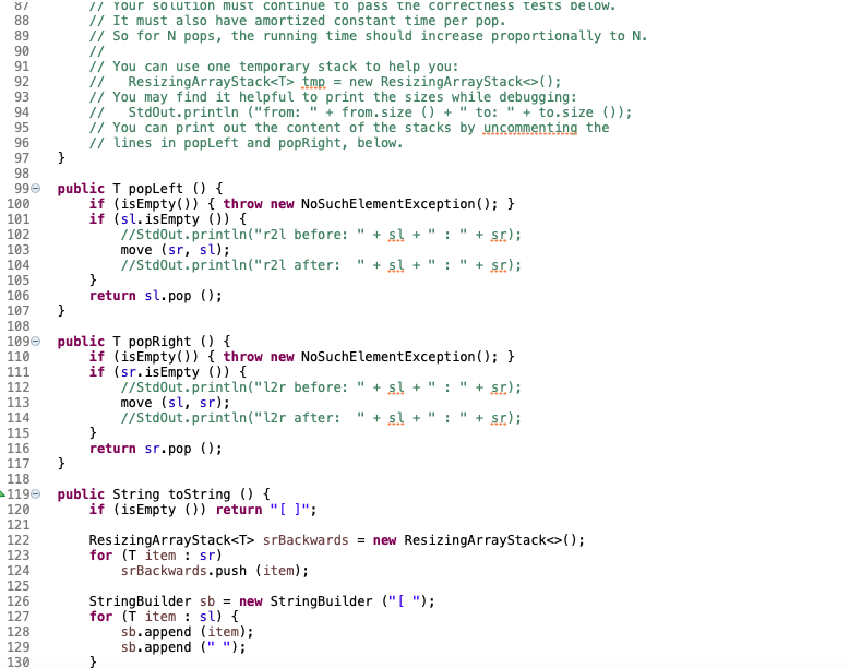 1 I/ Exercise 1.4.31 2 package algs14; 3 import | Chegg.com