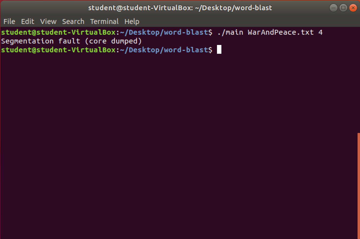 Solved C programming I am getting the Segmentation fault | Chegg.com