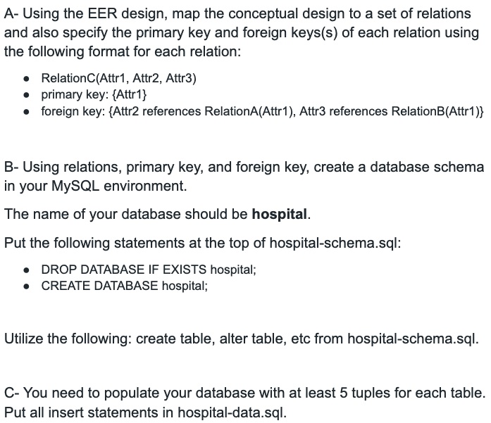 Solved Just Part C. CREATE SCHEMA IF NOT EXISTS | Chegg.com
