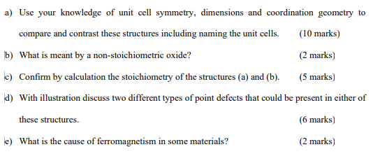 Solved Multiferroic materials, in which ferromagnetism and | Chegg.com