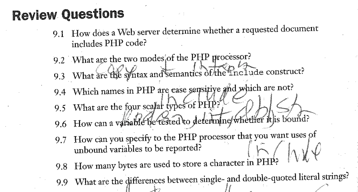 Review Questions 9.1 How does a Web server determine | Chegg.com