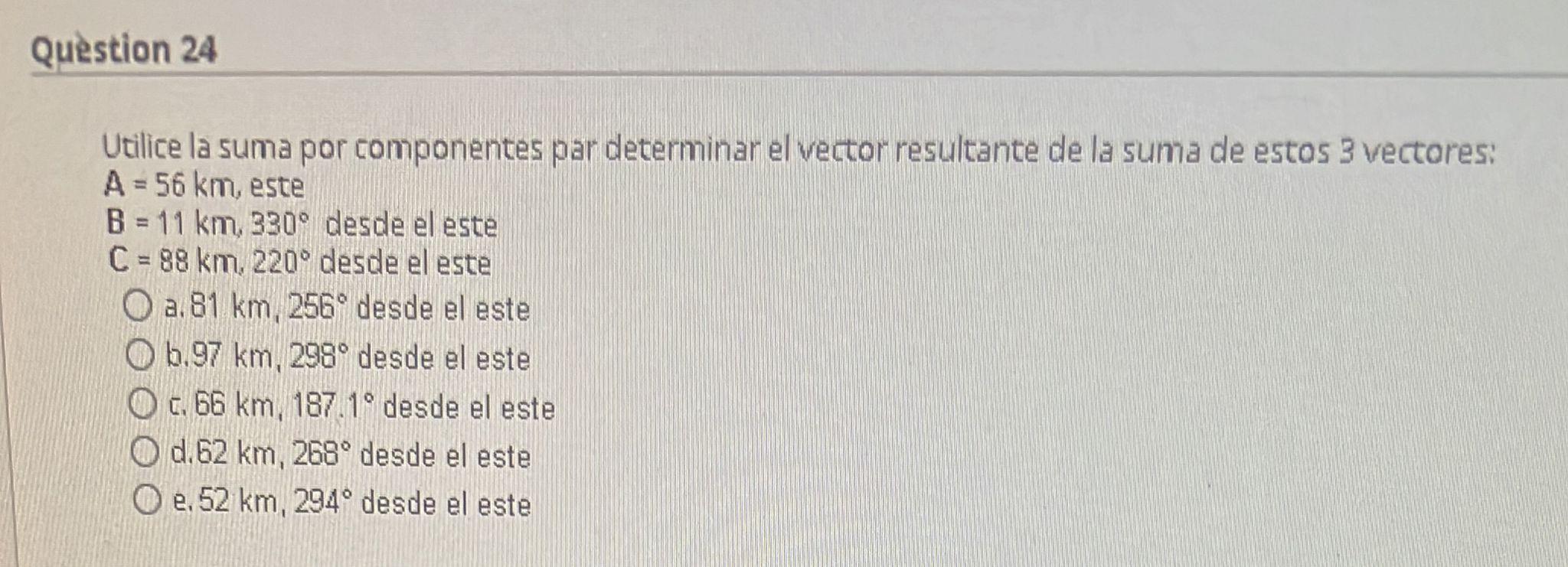 Solved use the sum by components to determine the vector | Chegg.com