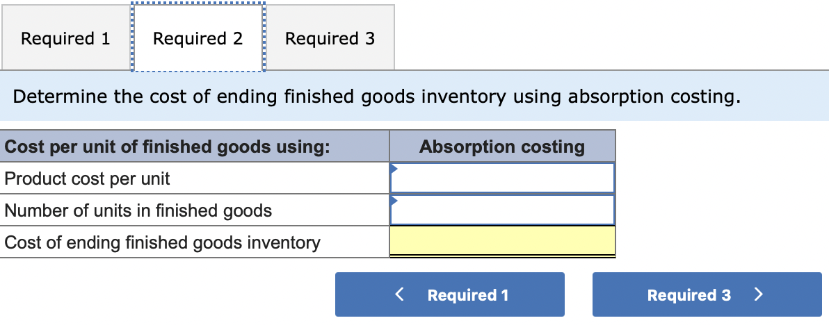 [Solved]: ! Required information [The following informati