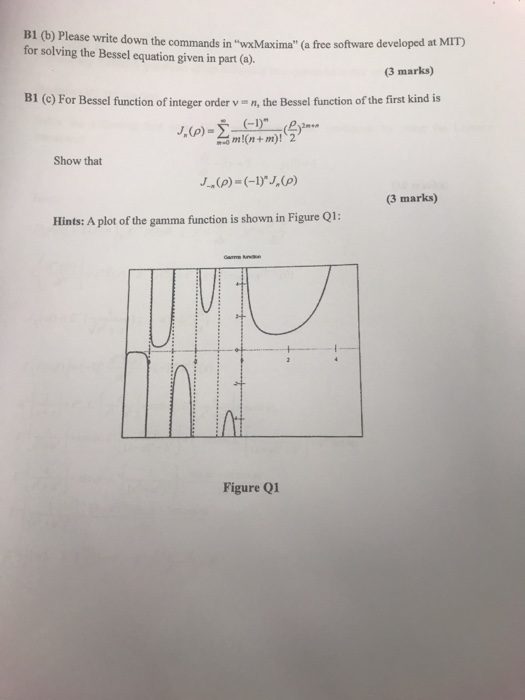 Solved B1 (b) Please write down the commands in "wxMaxima" | Chegg.com