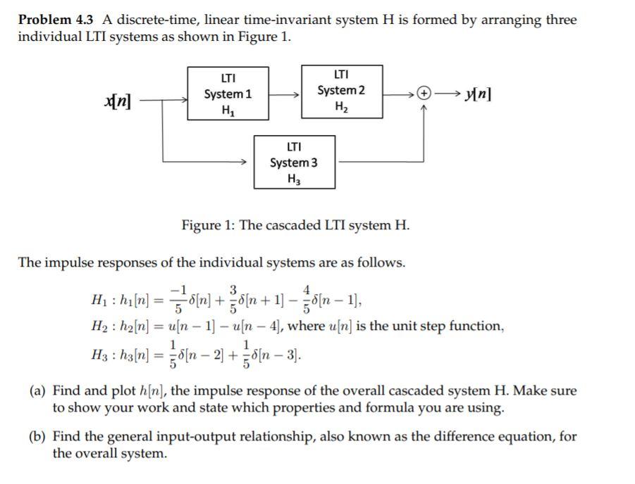 Solved Problem 43 A Discrete Time Linear Time Invariant 6945