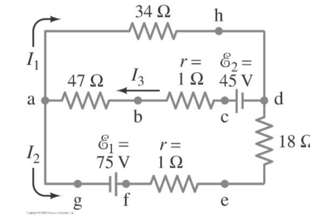 Solved What is the current values using Kirchhoff rule? | Chegg.com