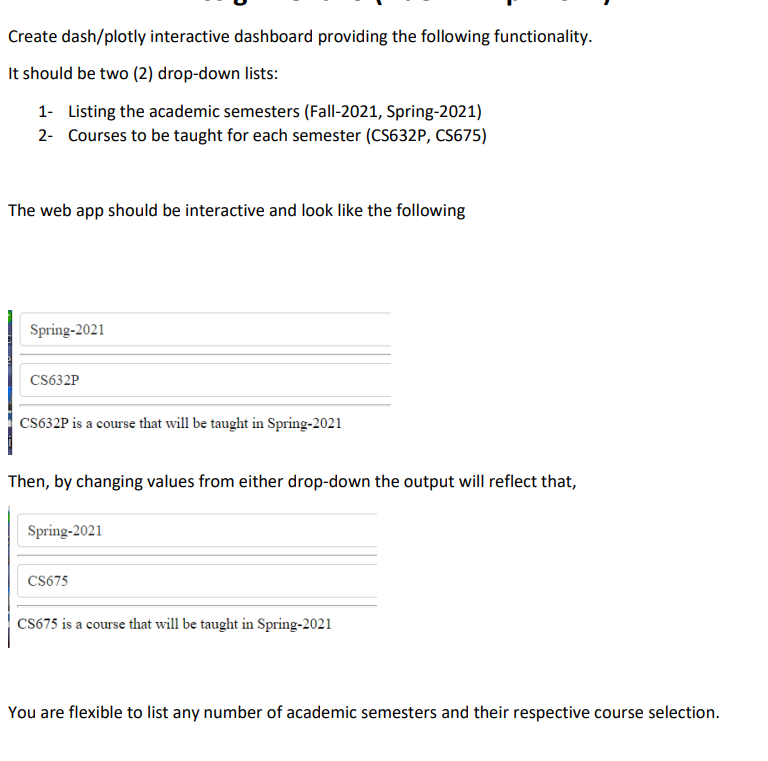 Solved Create dash/plotly interactive dashboard providing | Chegg.com