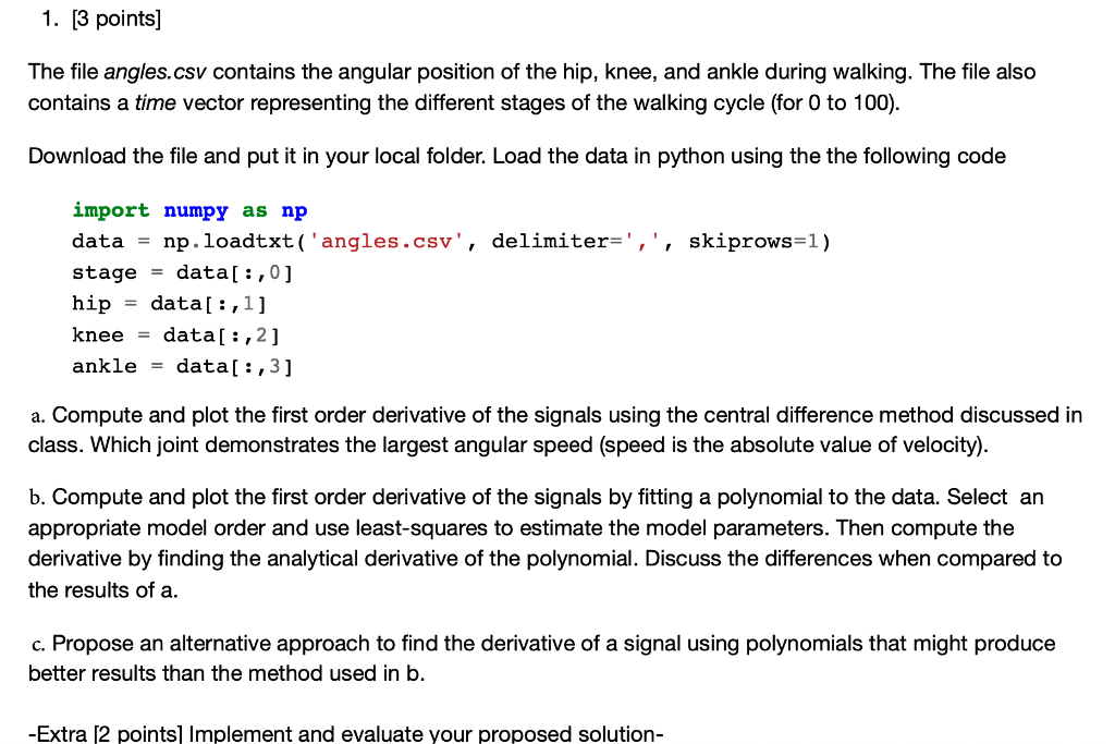 NEED URGENT HELP PLEASE!!!!!!!!!The "Extra" portion | Chegg.com