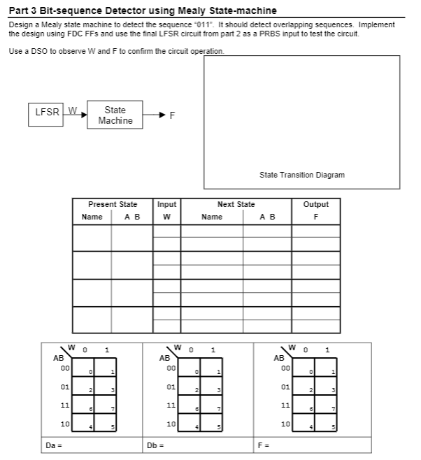 Solved Sw Part 2 - Linear Feedback Shift Register (LFSR) Use | Chegg.com