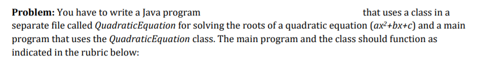 Solved Problem: You have to write a Java program that uses a | Chegg.com
