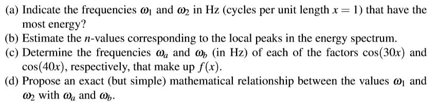 3.27. The graph and the energy spectrum for the | Chegg.com
