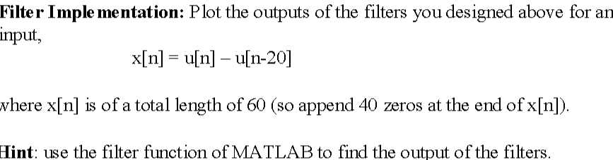 Solved % FIR filter design using fir1 function figure (1) | Chegg.com