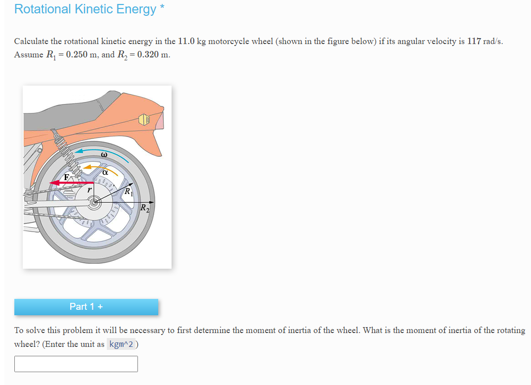 Solved Calculate the rotational kinetic energy in the 11.0 | Chegg.com