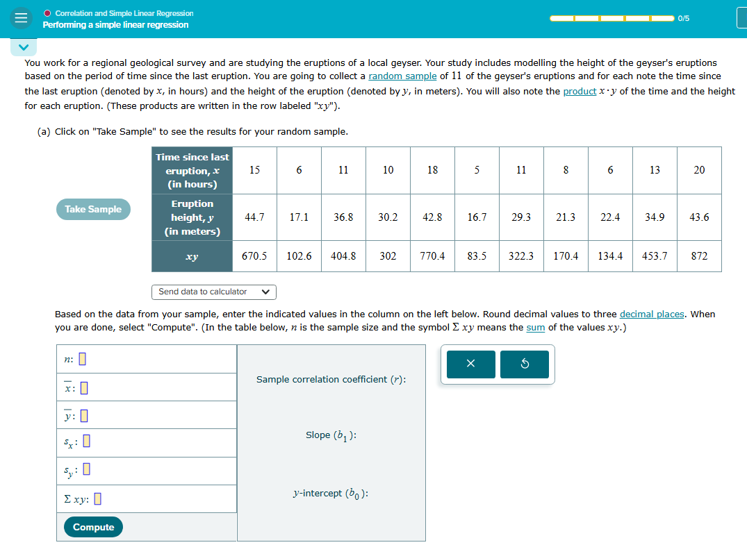 Solved You work for a regional geological survey and are | Chegg.com
