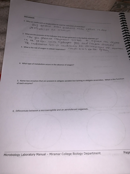 Solved Why can media such as thioglycollate be used for | Chegg.com