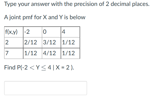 Solved Type your answer with the precision of 2 decimal | Chegg.com