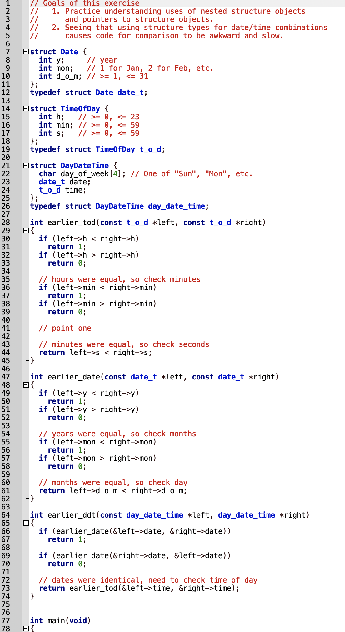 Solved Q) Make a memory diagram of the stack for point | Chegg.com