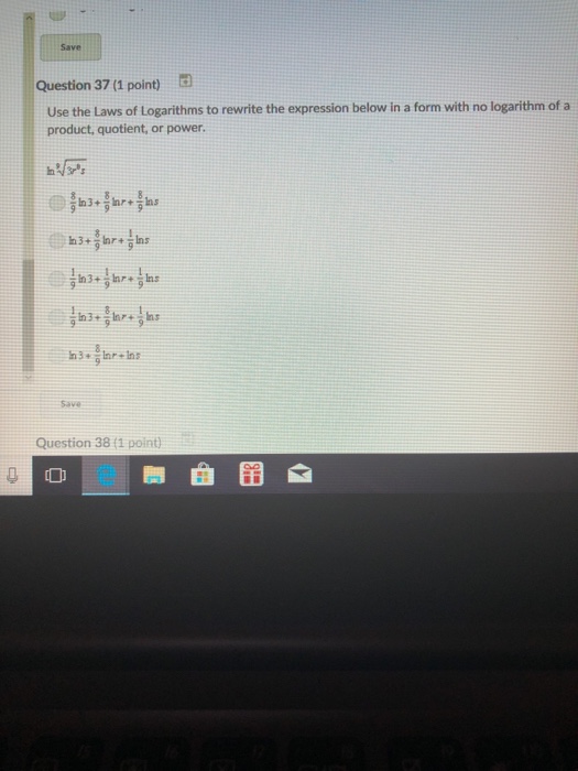 Solved Use the graph of y log3x below to help you identify | Chegg.com