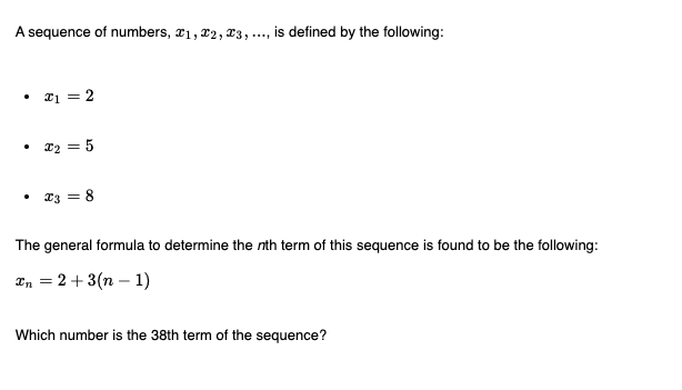 Solved A sequence of numbers, 21, 22, 23, is defined by the | Chegg.com