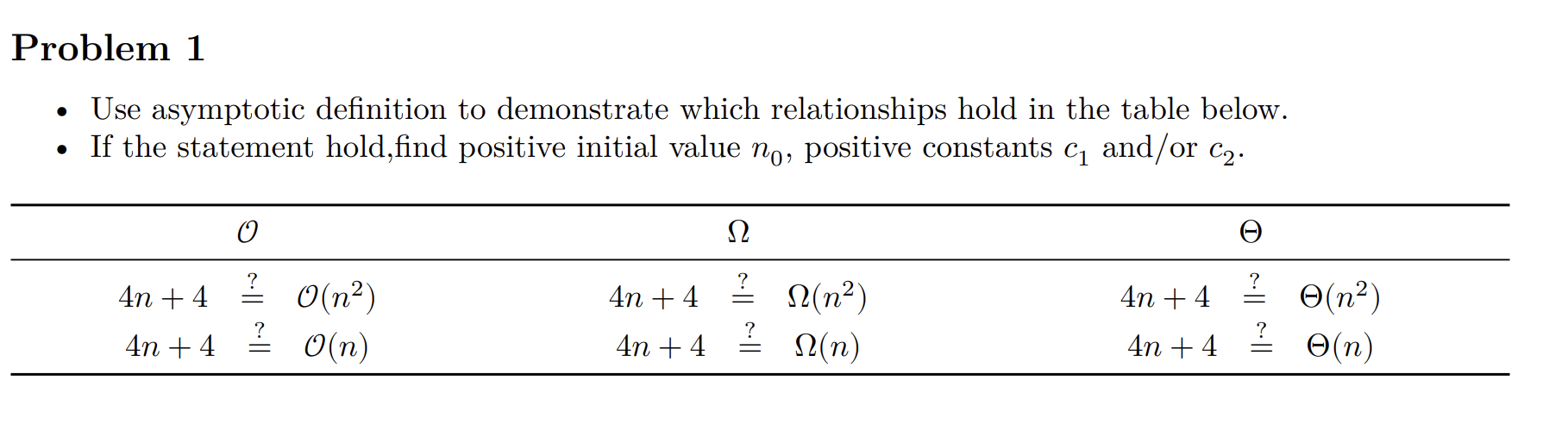 Solved - Use asymptotic definition to demonstrate which | Chegg.com