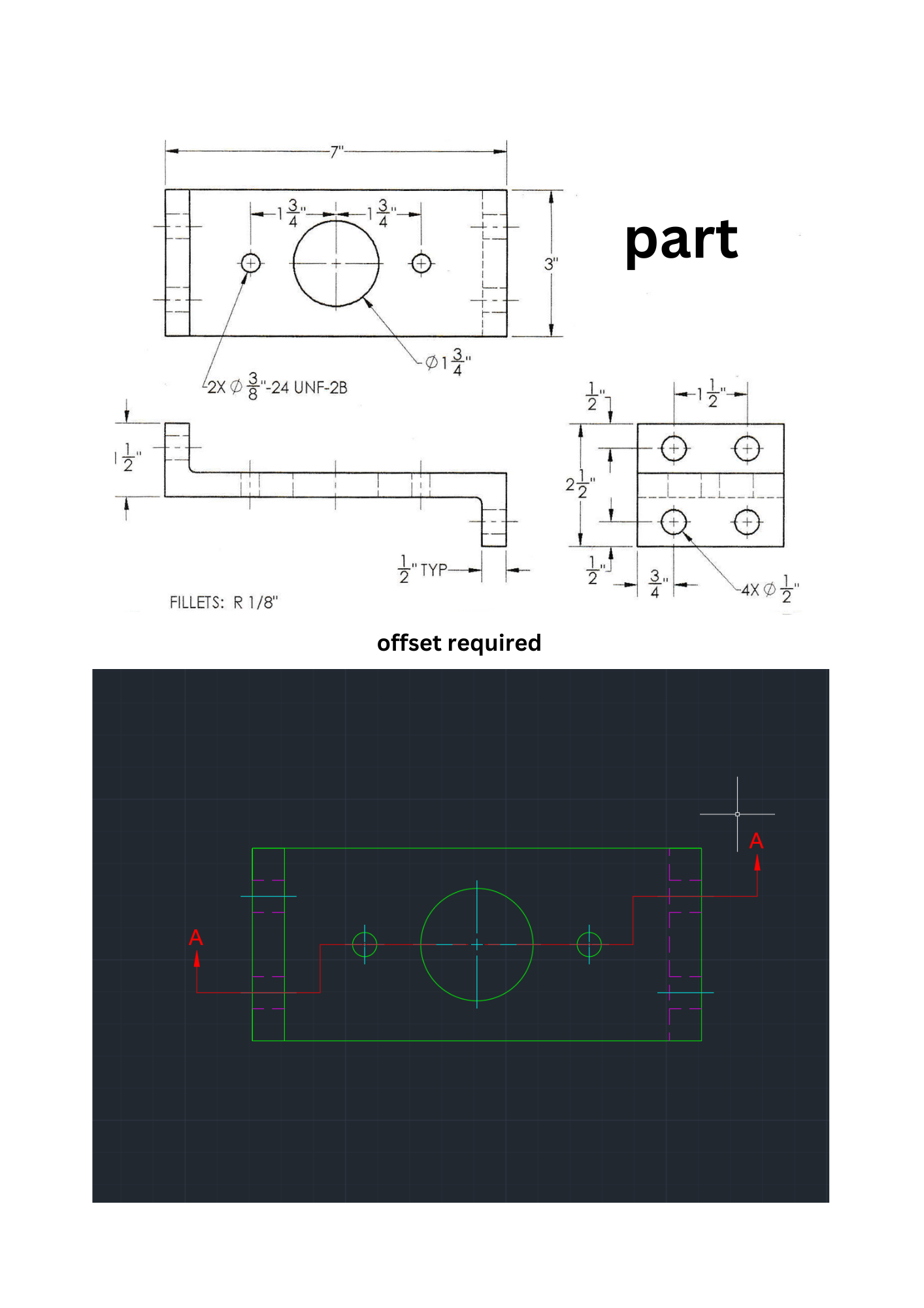 Solved Center the views within the work area and make one | Chegg.com