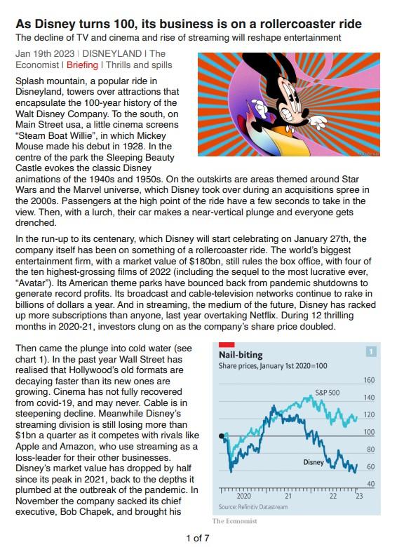 Solved What are some of Disney’s resources & | Chegg.com