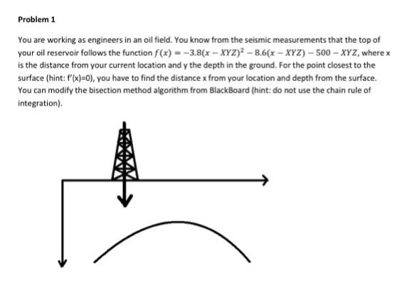 Solved Problem 1 You are working as engineers in an oil | Chegg.com