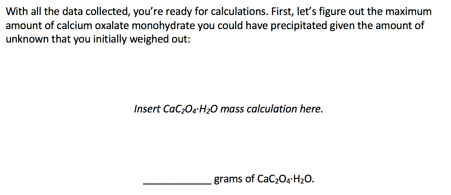 Solved Unknown mass = 1.6611g Sample 1 : Crucible + Filter | Chegg.com