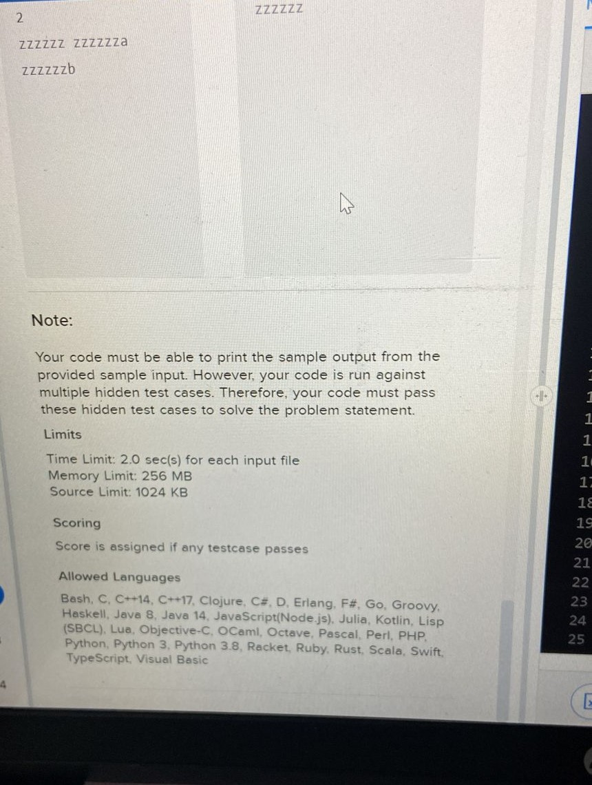Solved Note: Your code must be able to print the sample | Chegg.com