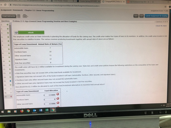 Solved Assignment: Homework Chapter 12: Linear Programming | Chegg.com