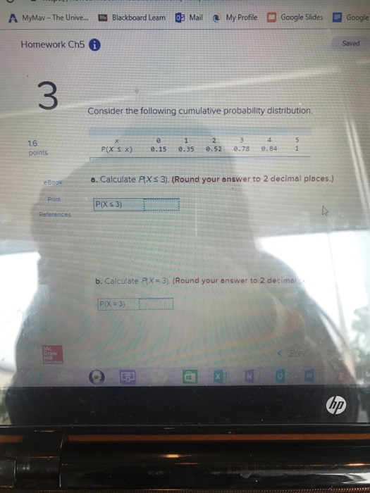 Solved A MyMav-The Unive.... .HD Blackboard Leam 0 Mail My | Chegg.com