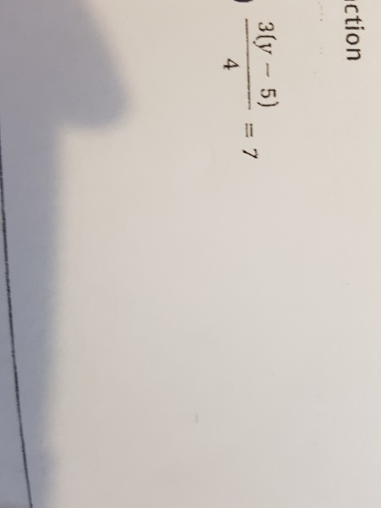 Solved uction 3(y – 5) 4 | Chegg.com