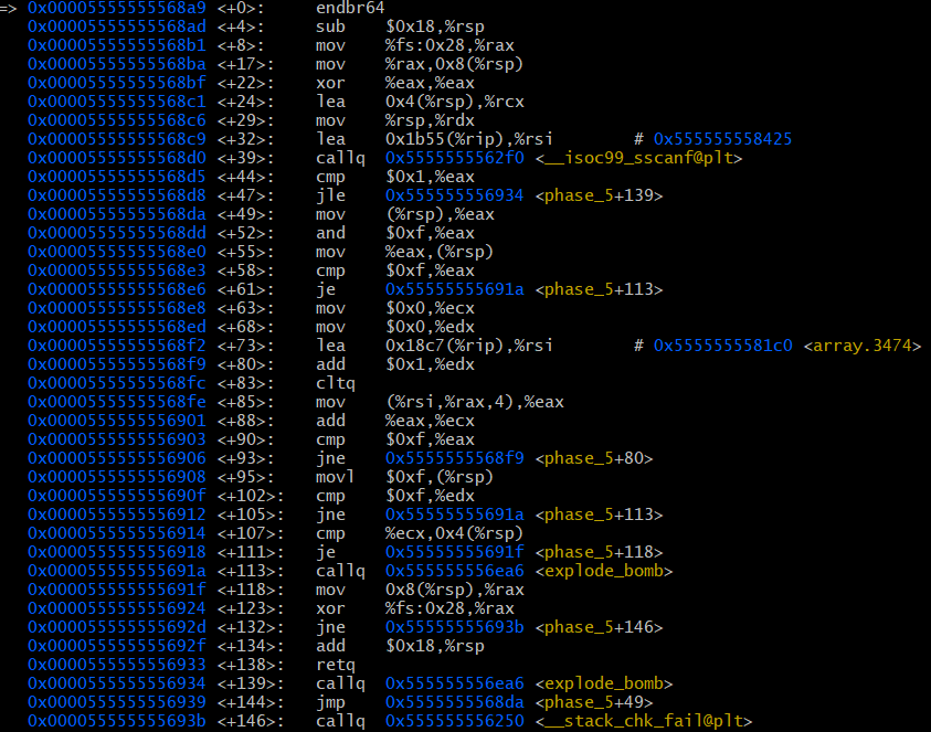 Solved Find code to debug bomb. | Chegg.com