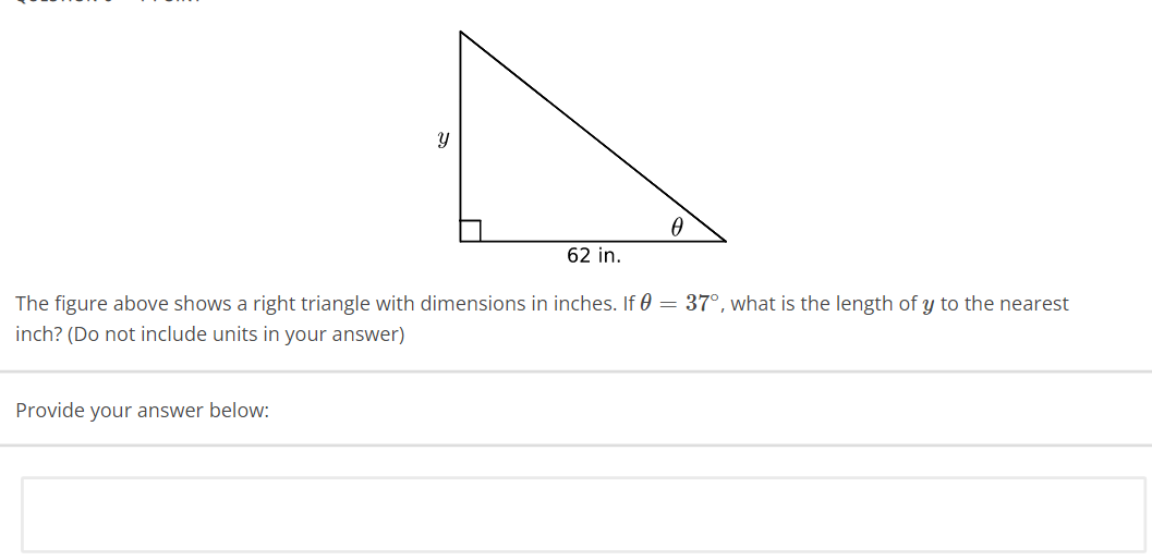 Solved The figure above shows a right triangle with | Chegg.com