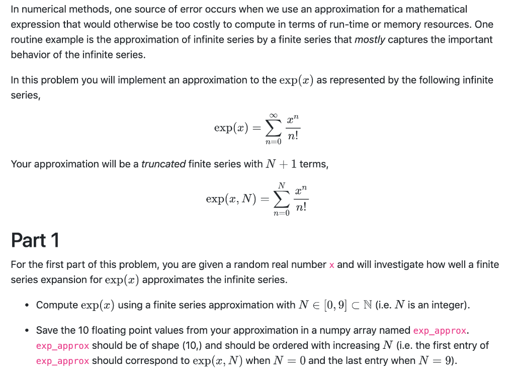 Solved In numerical methods, one source of error occurs when | Chegg.com